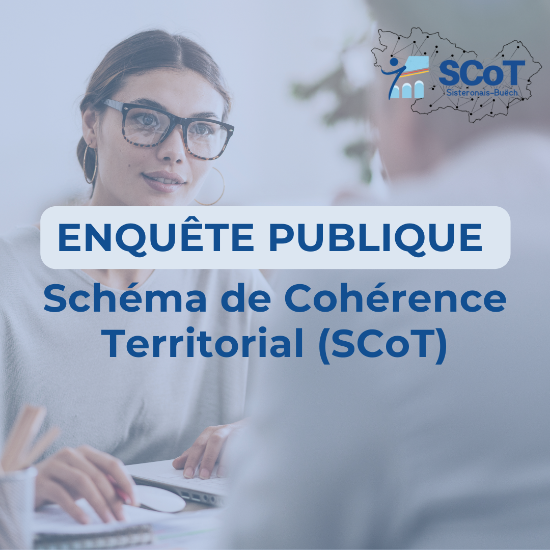 SCoT : l’enquête publique va bientôt commencer ! – Sisteronais Buëch ...